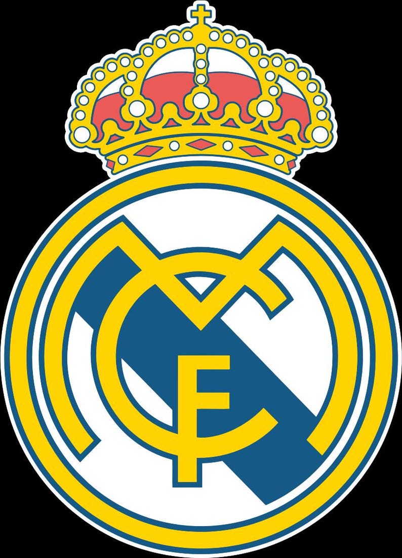 Escudo Real Madrid Por Capas, Para Descarga DIGITAL, Para Ocupar En ...