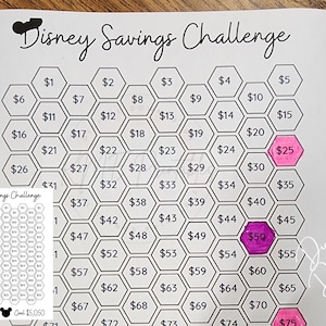 Magical Vacation Savings Challenge, Saving Challenge, Instant Download ...