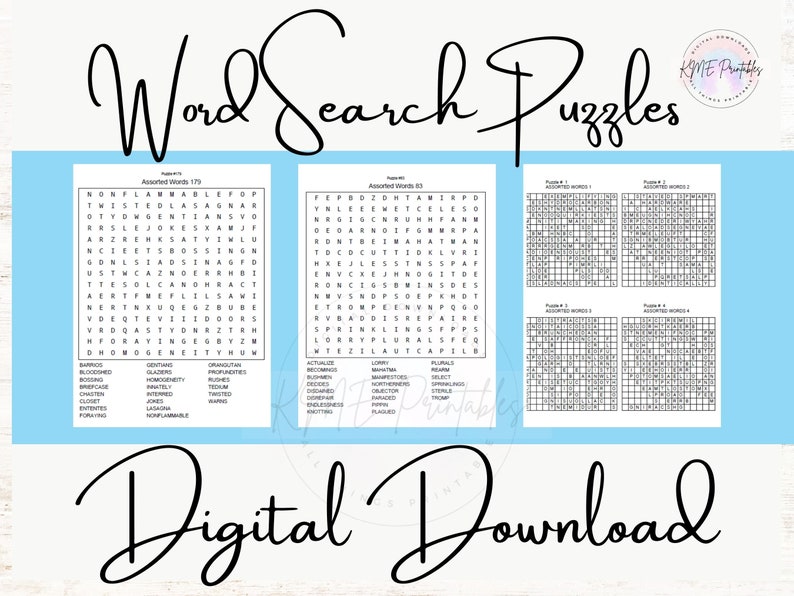 200 Printable Word Search Puzzles With Solutions, Mind Games, Word ...