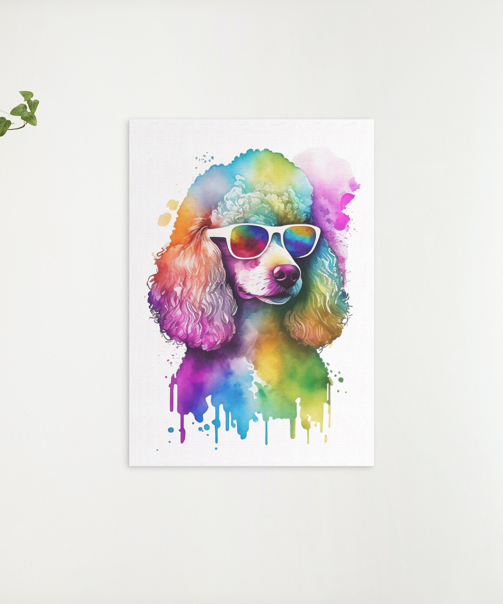 Colorful Poodle Dog PNG Hand Drawn Dog Breed PNG Poodle - Etsy