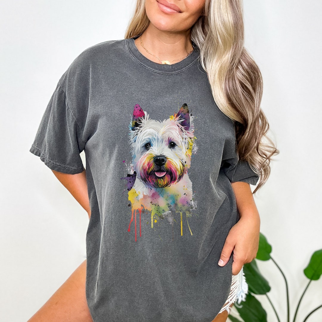 Comfort Colors West Highland Terrier Shirt, Westie Tee Shirt, Westie ...