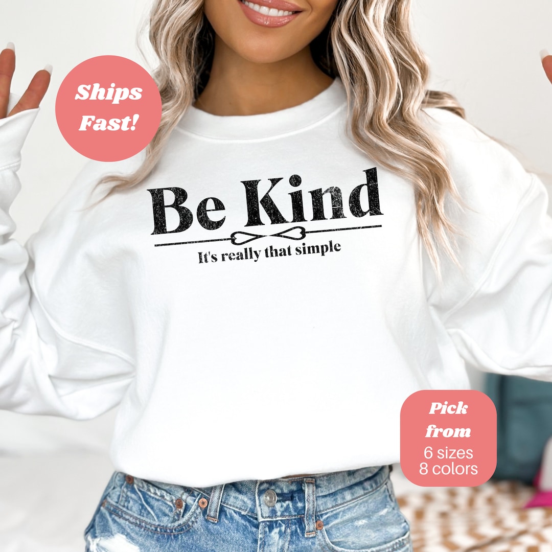 Be Kind It's Really That Simple Shirt, Be Kind Teacher Shirt ...