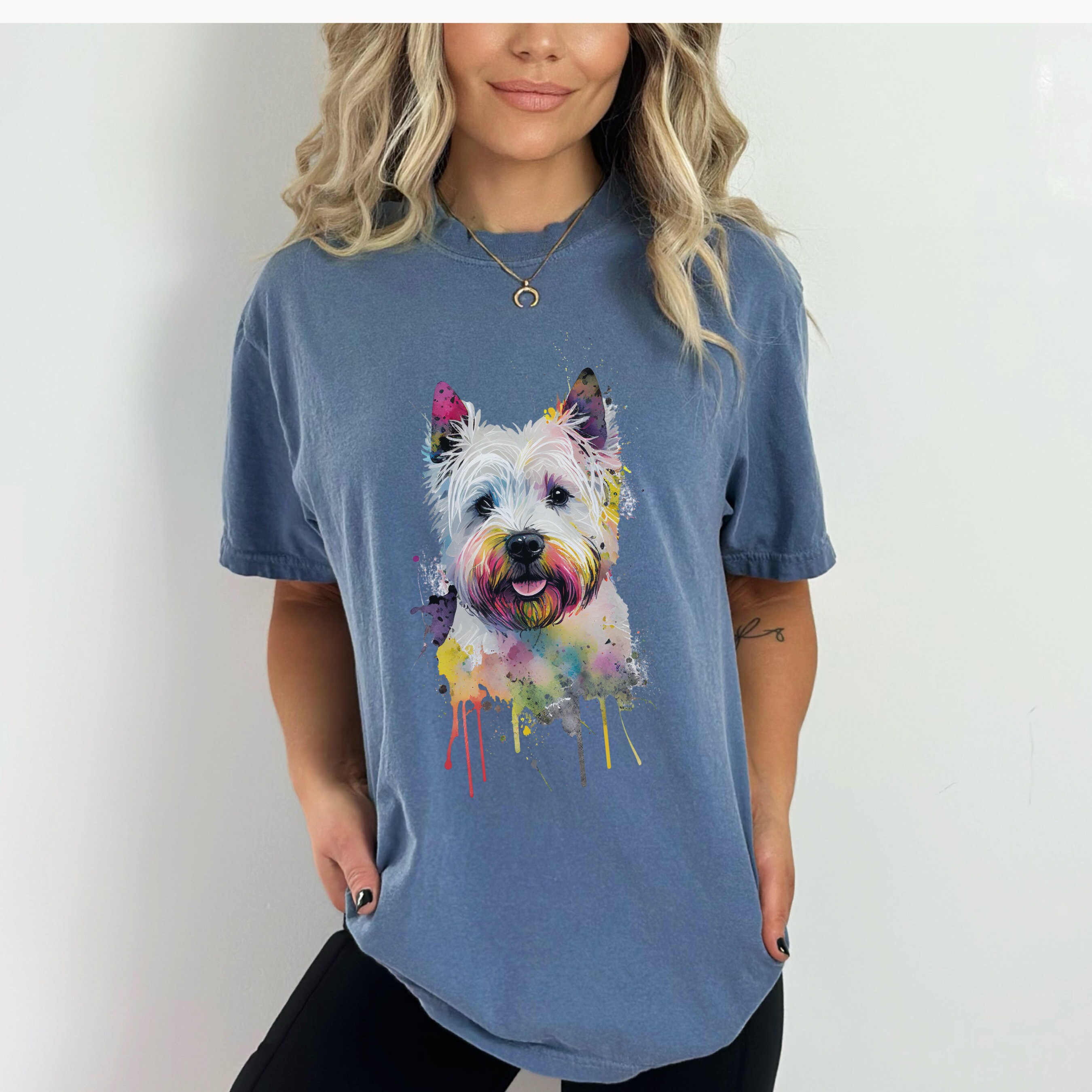 Comfort Colors West Highland Terrier Shirt, Westie Tee Shirt, Westie ...