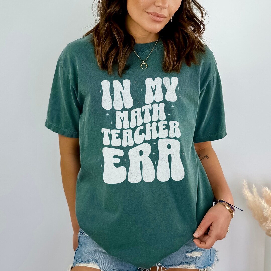 In My Teacher Era T-shirt, Math Teacher Shirt, Elementary School ...