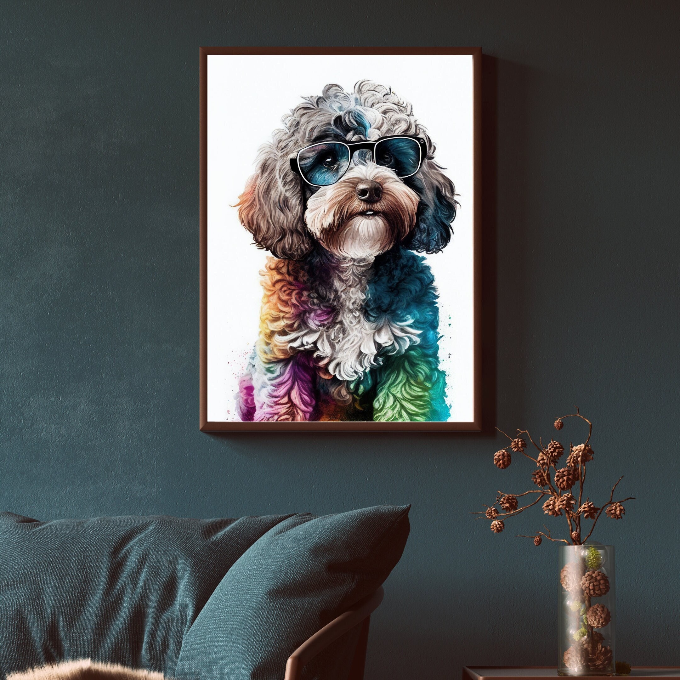 Cockapoo Wall Art Cockapoo Lover Print for Cockapoo Owner - Etsy
