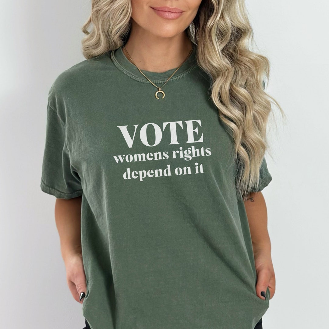 Comfort Colors Vote Shirt, Womens Rights T-shirt, Feminist Tee Shirt ...
