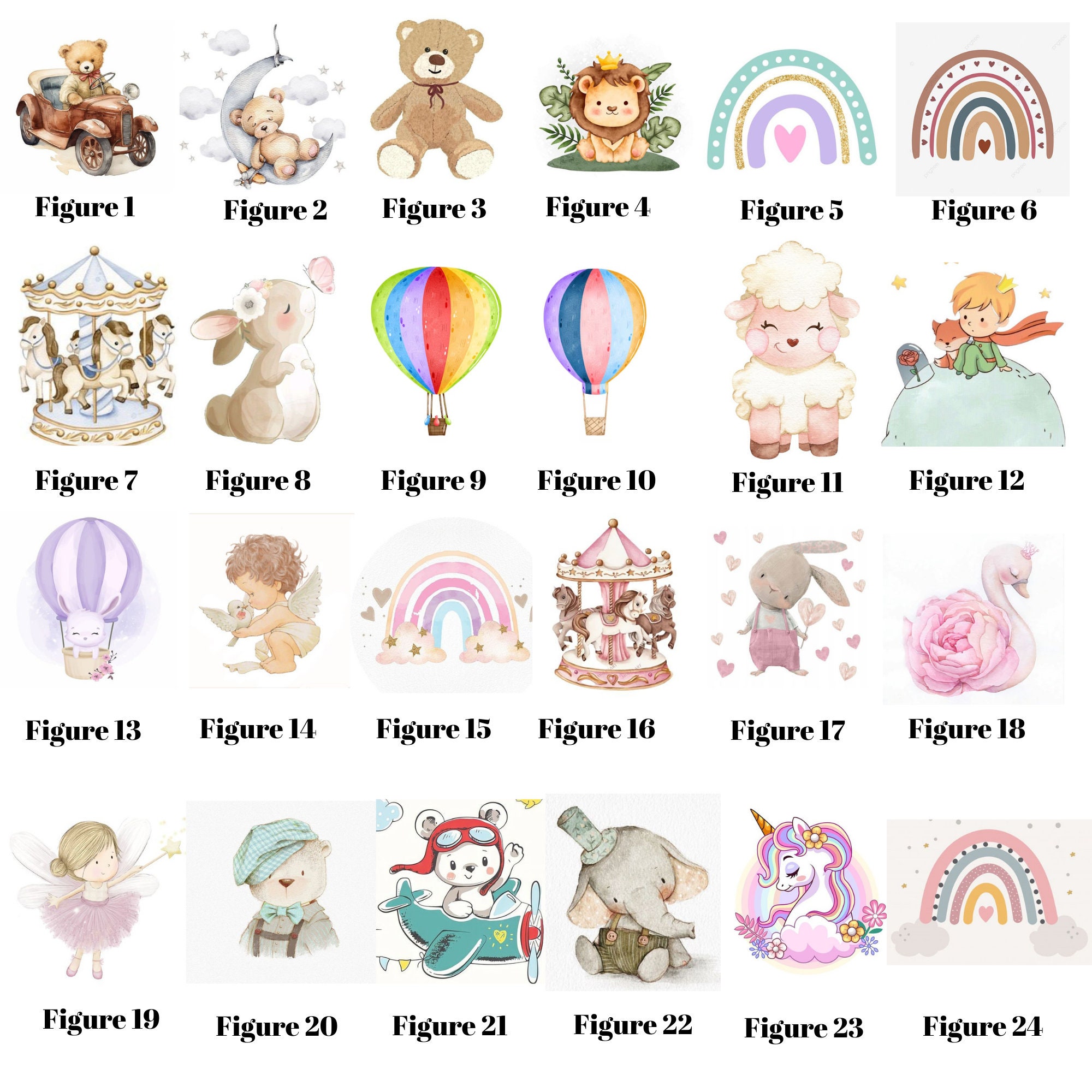 Teddy Bear Concept, Personalized Magnet, Custom Fridge Magnet, Baby ...