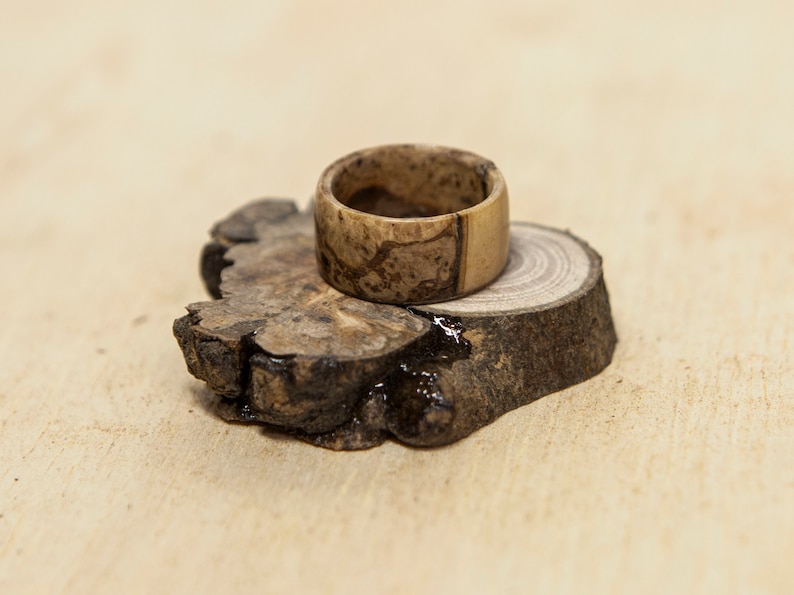 Hickory Burl Ring - Etsy