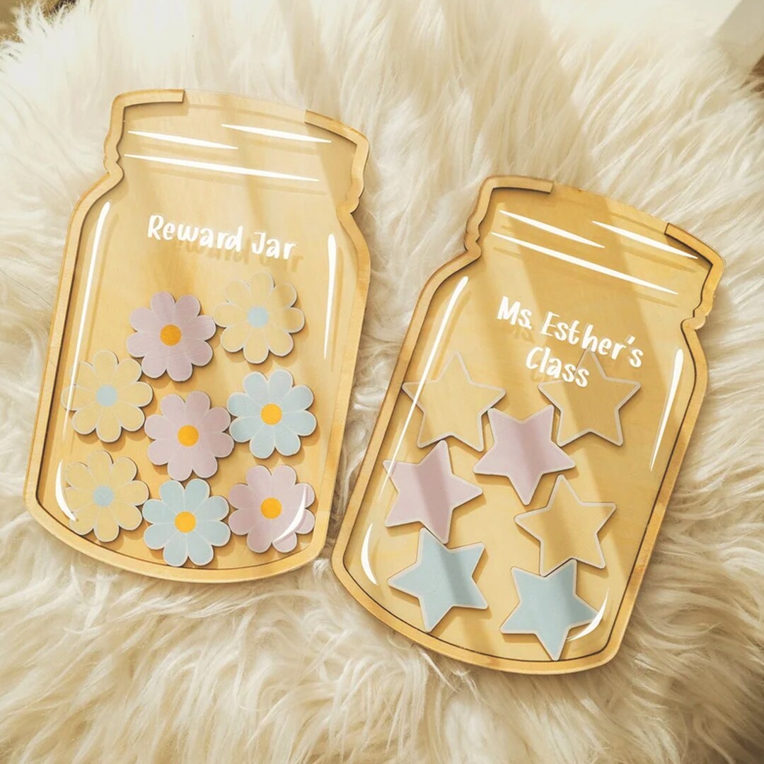 Custom Classroom Reward Jar Personalized Reward Jar - Etsy