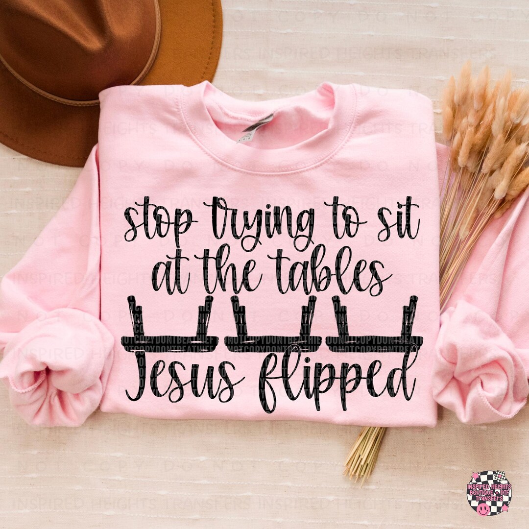 Jesus Religious DTF Transfer Ready for Press Prints Faith Christian Tshirt Heat Transfers ...