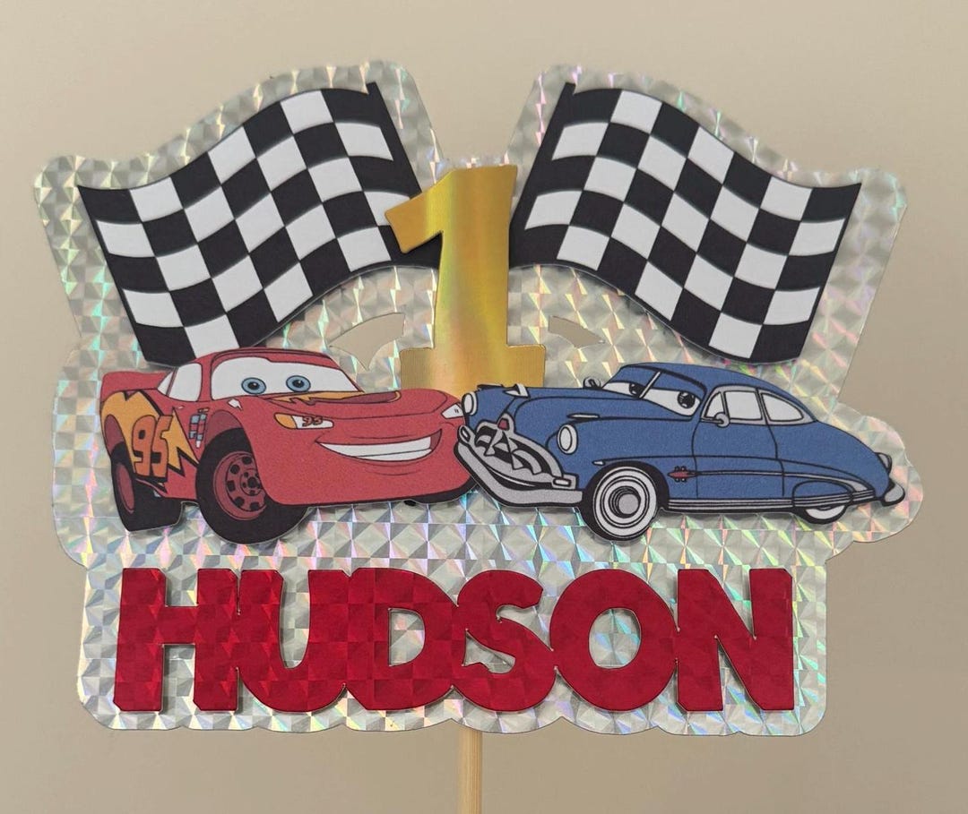 Cars Style Cake Topper - Etsy
