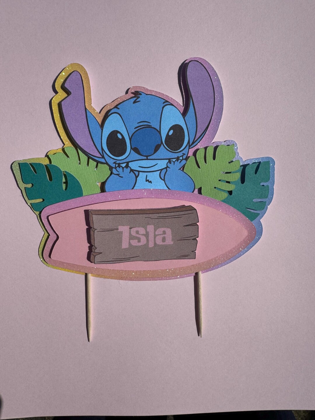Stitch Cake Topper 3D - Etsy
