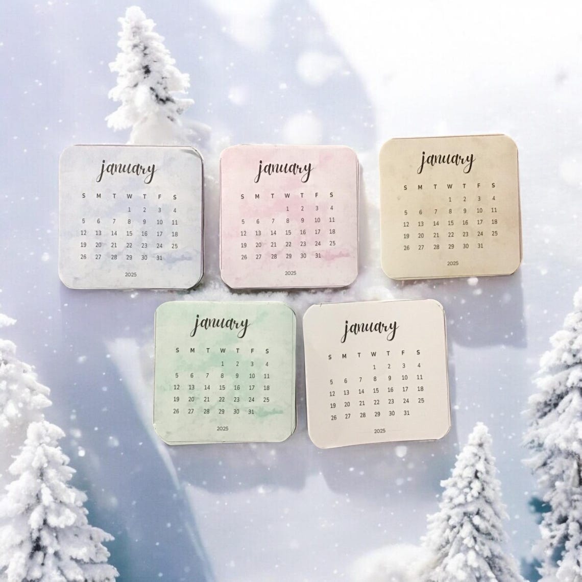 2025 Mini Calendar Stickers for Journaling BESTSELLER! Journaling ...