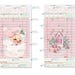 Pink Santa Guest Checks Printable, Vintage Christmas Ephemera for Junk ...