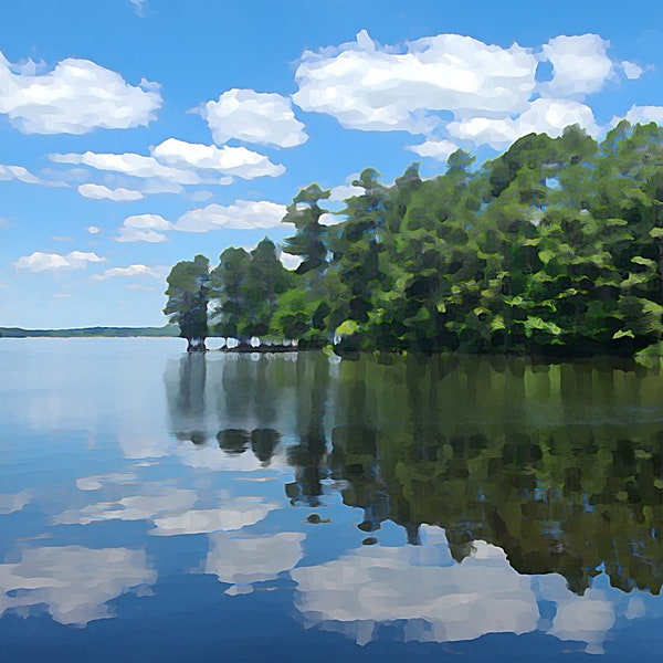 Reflections Painting - Etsy