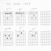 Printable Set of Blank Guitar Chord Chart Boxes 5 Layouts - Etsy