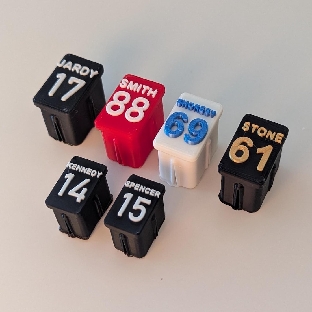 Custom 3D Printed Hockey Stick Butt End Cap: Personalized Name & Number ...