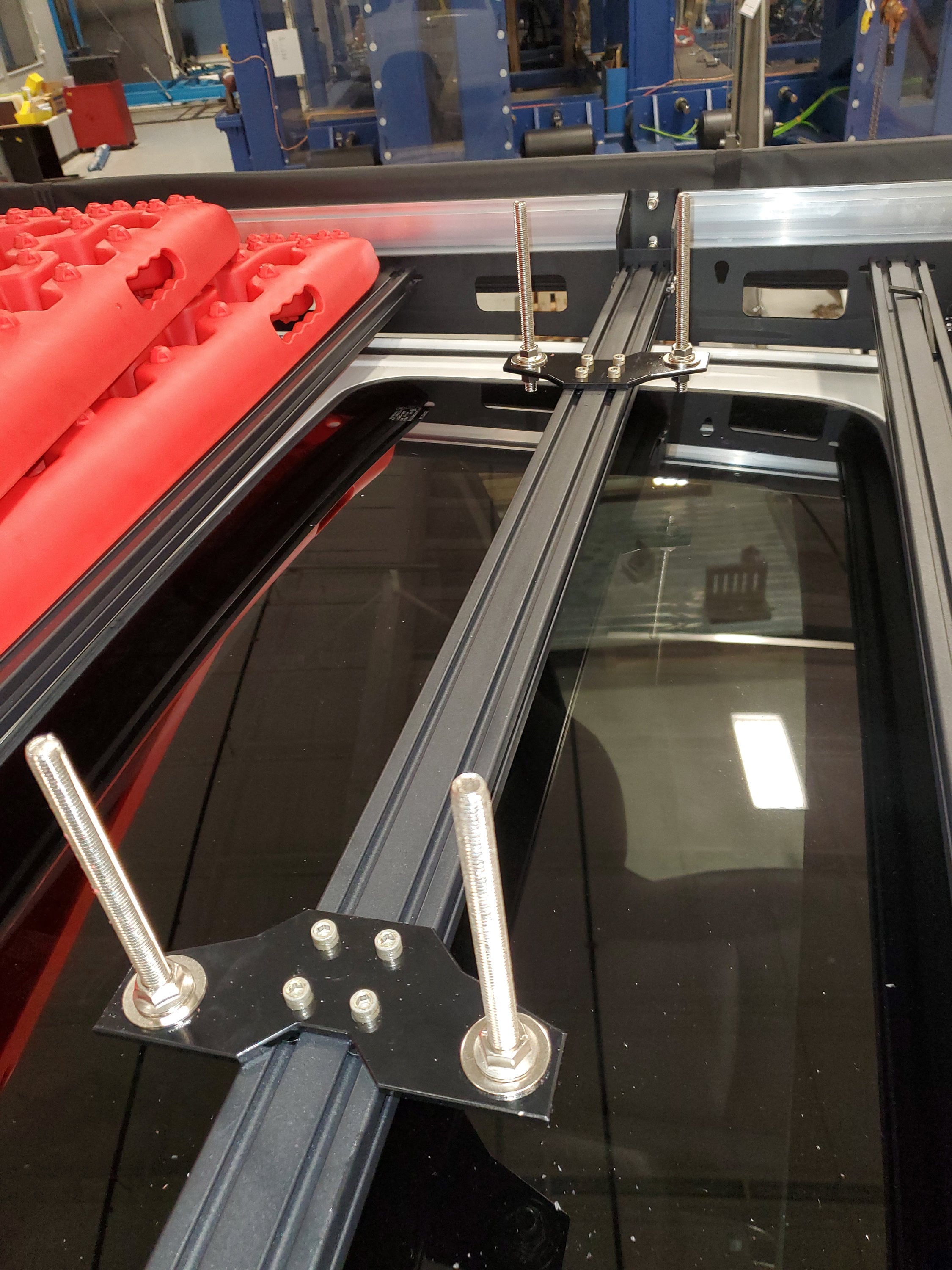 Carbon Fiber Traction Board Mounts TRD Overland Roof Rack Brackets ...