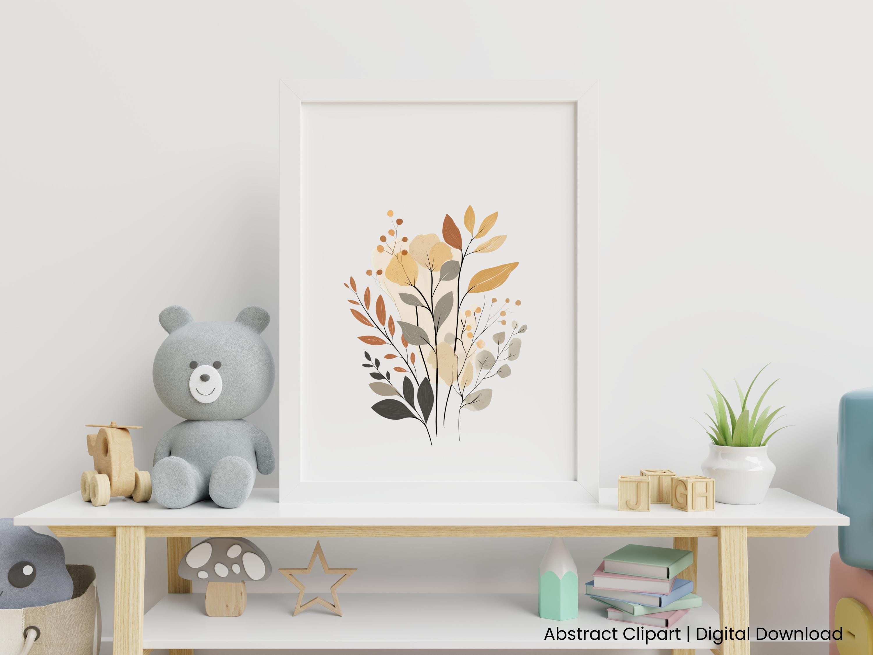 Boho Floral Clipart | 15 PNG | Watercolor Botanical Illustrations ...