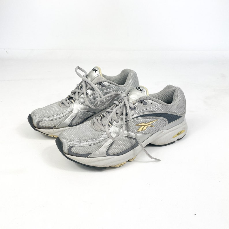 Silver Reebok Trainers Y2K Dad Shoes - Etsy