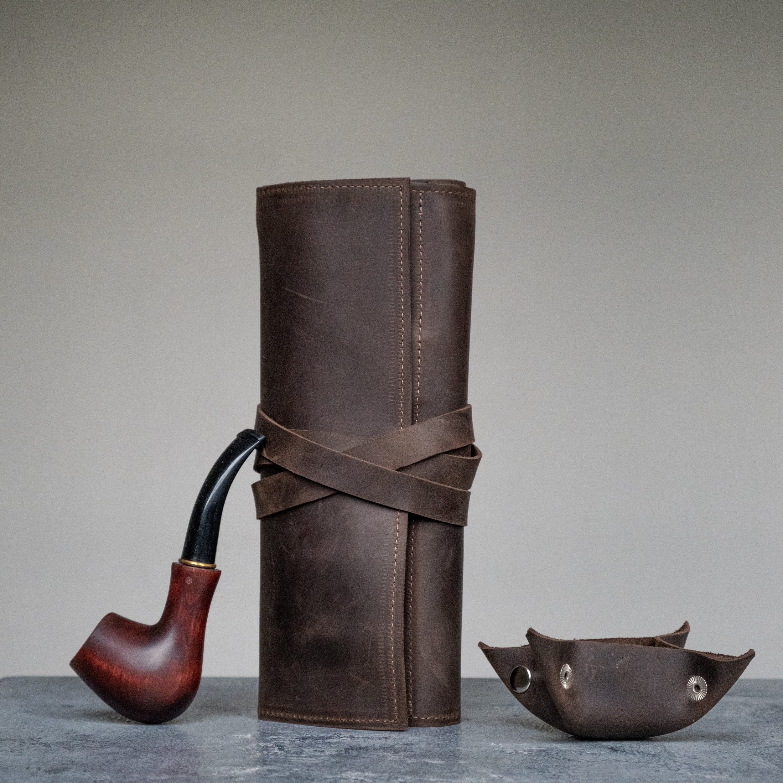 Personalized Pipe Roll Leather Pipe Roll Pipe Bag - Etsy