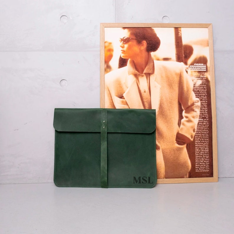 Extra Large Leather Drawing Case, Oversized Portfolio for Artists ...