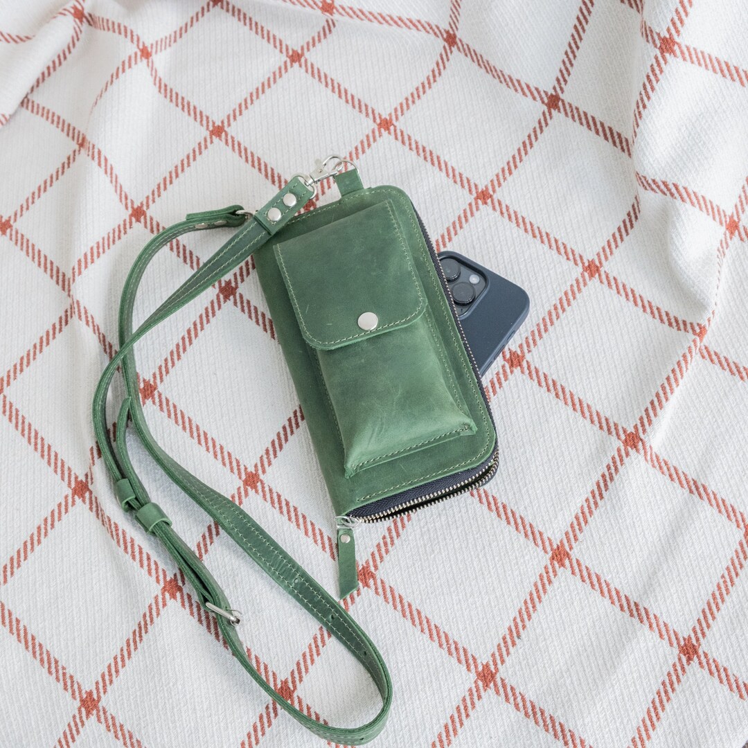 Personalized Crossbody Phone Bag, Handmade Phone Bag, Customized Phone ...
