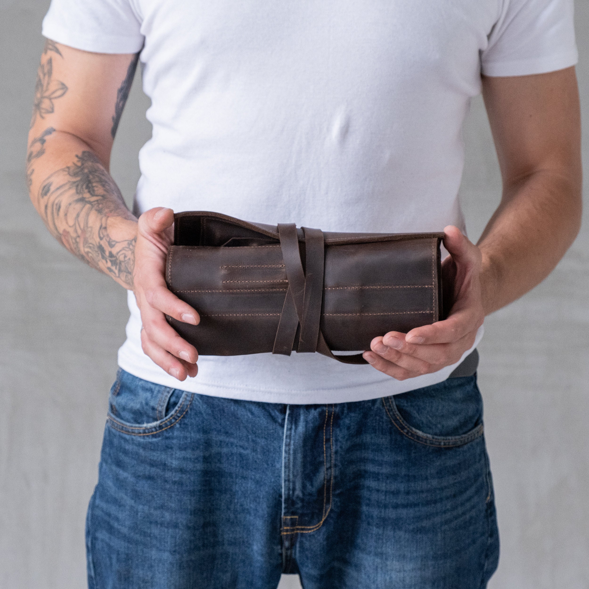 Personalized Pipe Roll, Leather Pipe Roll, Pipe Bag, Personalised ...