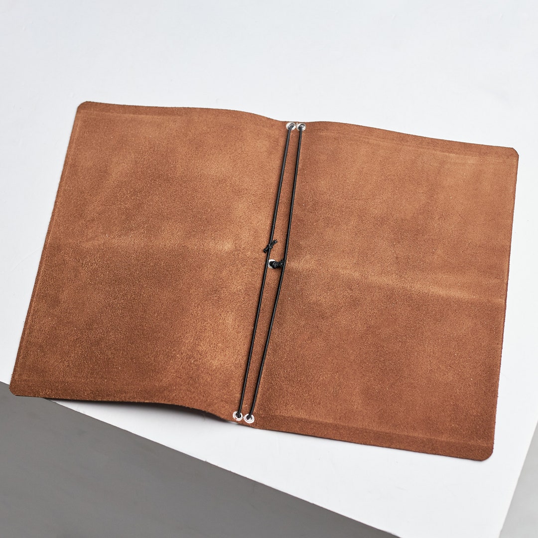 Leather Notebook Cover Personalized, Leather Planner Cover, A5 ...