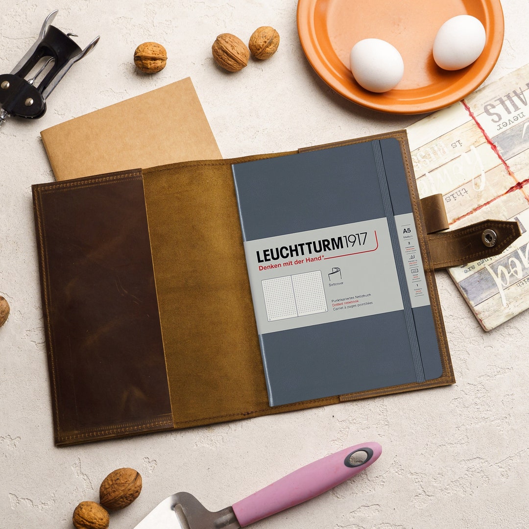 Personalized Leuchtturm1917 Cover, Leuchtturm1917 Cover A5, Leather ...