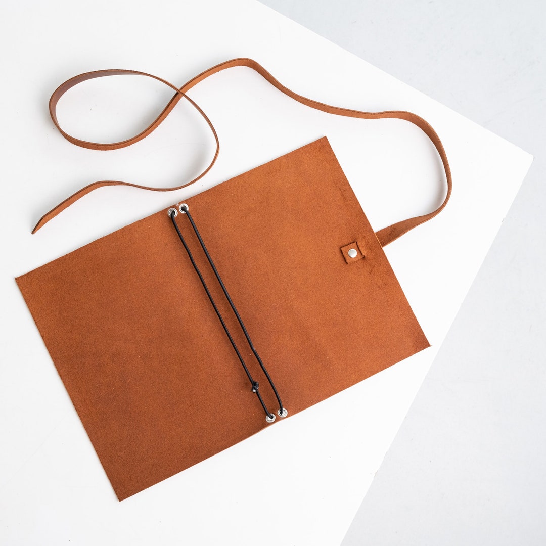 Engraved Leather Notebook Cover, Customized Notebook Cover, Refillable ...