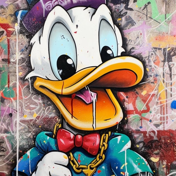 Donald Duck Poster - Etsy