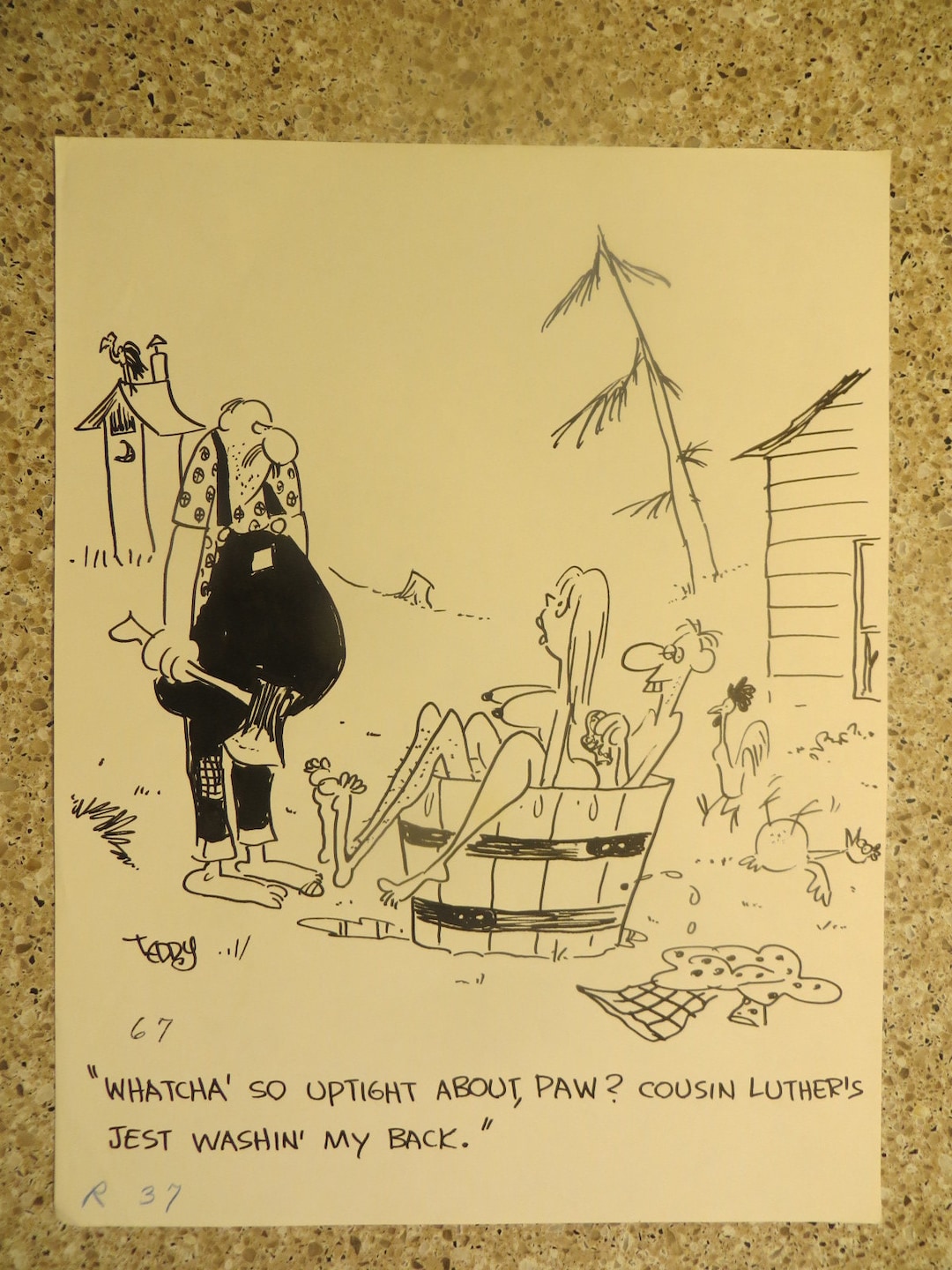 Vintage Mature Original Ted Trogdon Sex to Sexty Cartoon Art - Etsy