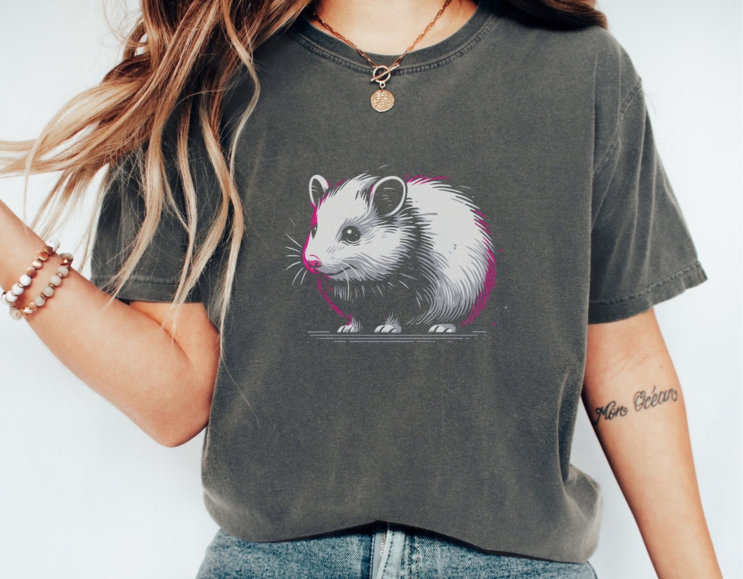 Hamster Shirt, Cute Hamster Tee, Hamster Lover Gift, Hamster Design ...