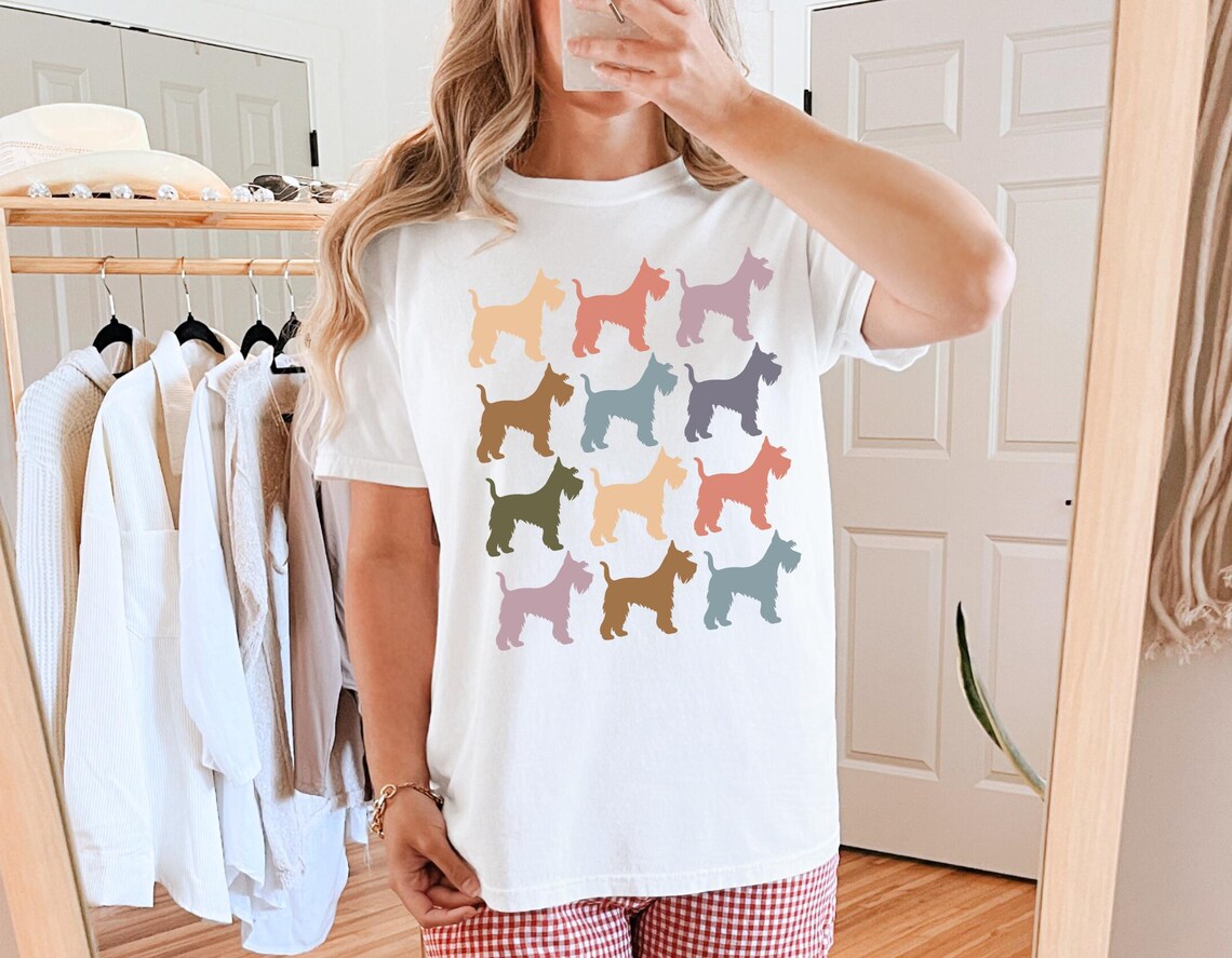 Comfort Colors Schnauzer Dog Shirt: Schnauzer Mom Tee - Etsy