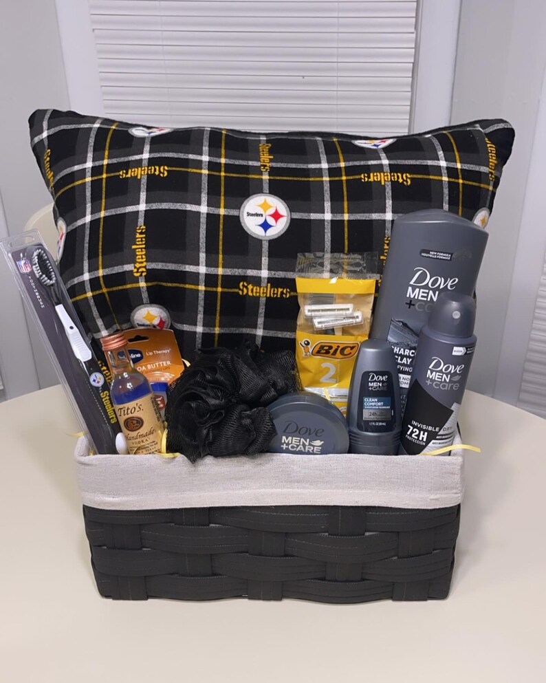 Steelers Sports Gift Baskets - Etsy