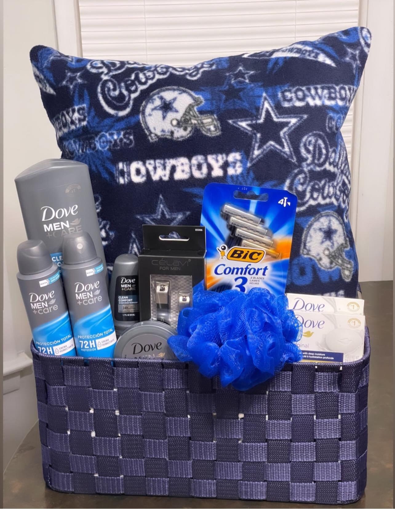 Cowboys Sports Gift Basket - Etsy