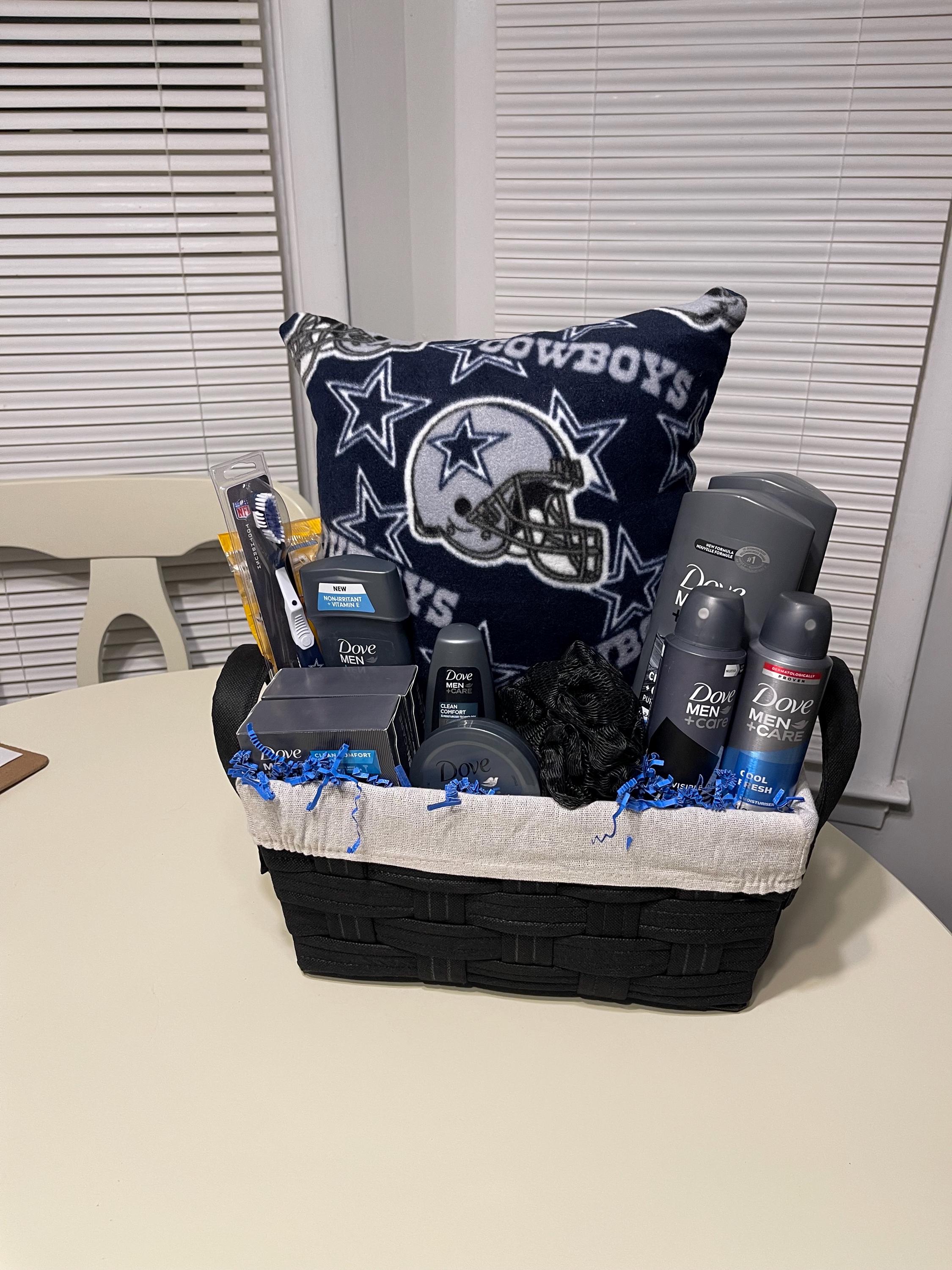 Cowboys Sports Gift Basket - Etsy