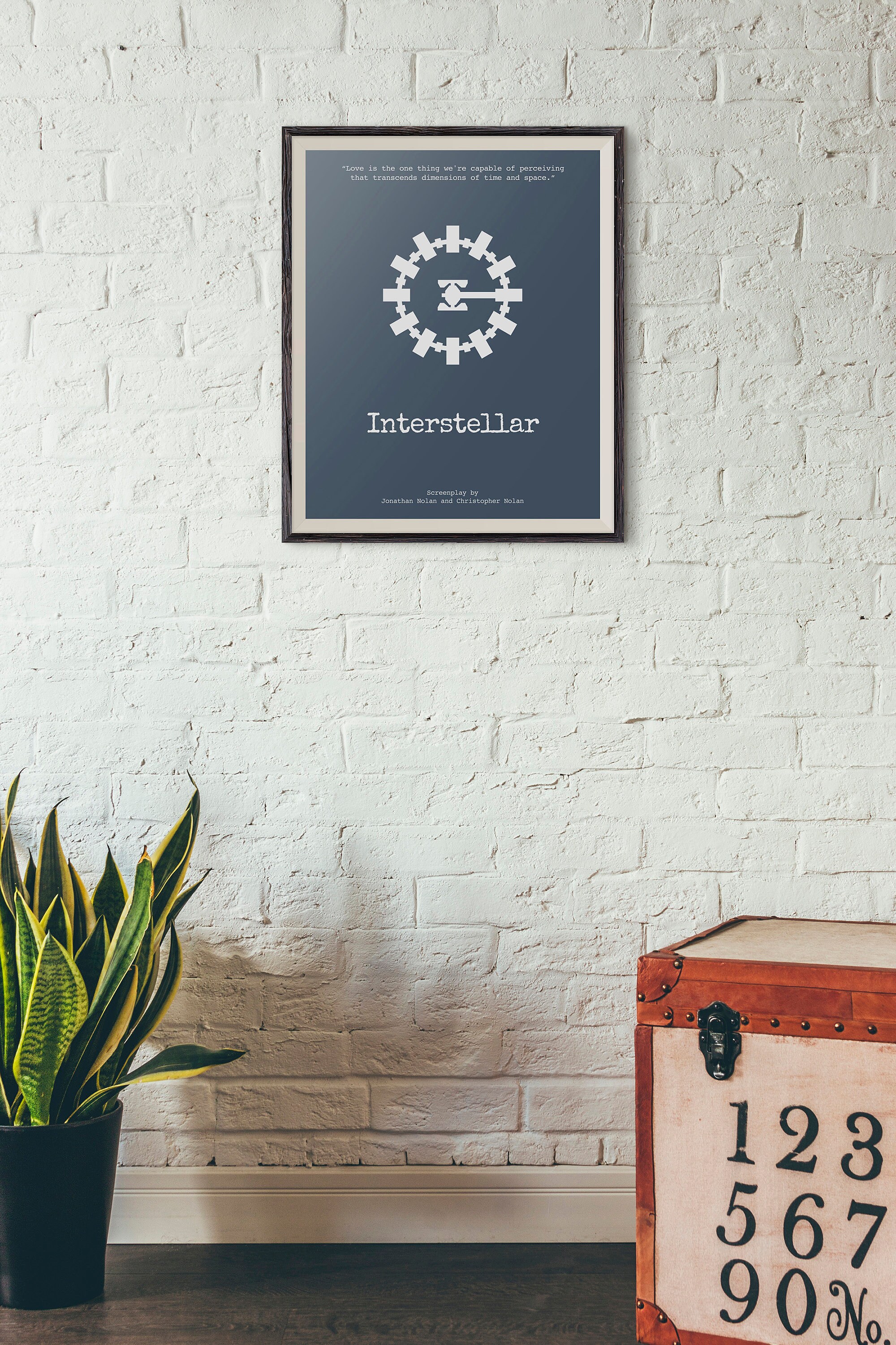 Interstellar, Minimalist Film Art, Movie Poster, Inspirational Quote ...