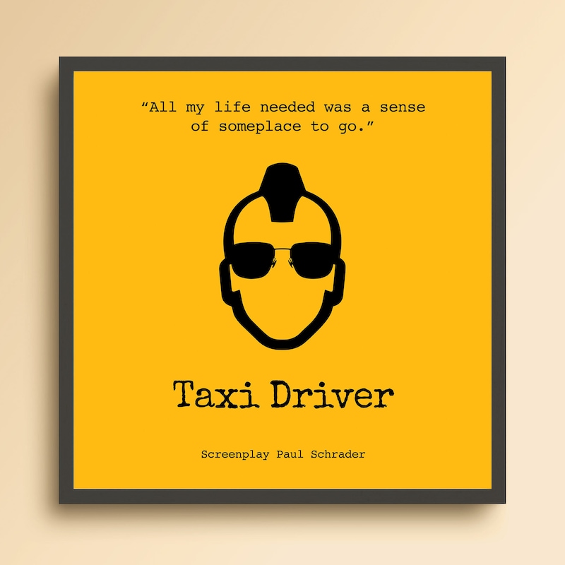 Taxi Driver Original Poster - Etsy