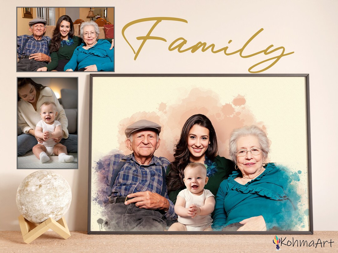 Realistic Merge of Different Photos, Add Deceased Loved One to Photo ...
