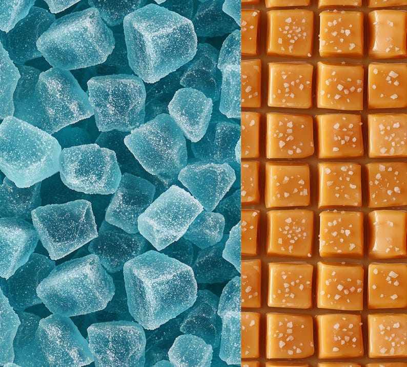 30 Candy & Chocolate Seamless Patterns | Sweet Candy Digital Paper ...