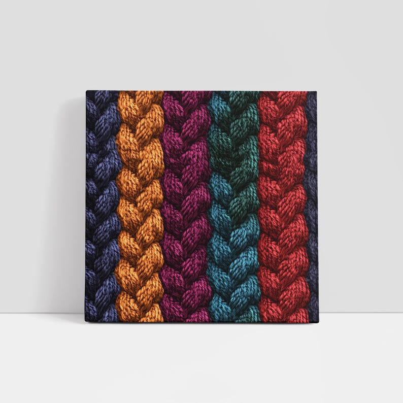 27 Knitted Texture Seamless Patterns Bundle, Cable Knit Digital Paper ...