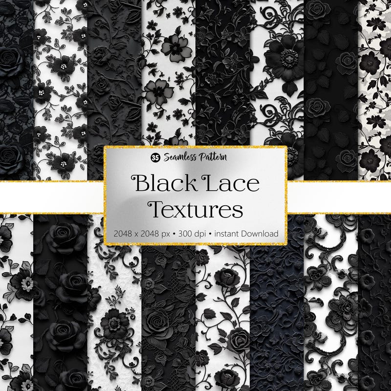 Black Lace - Etsy