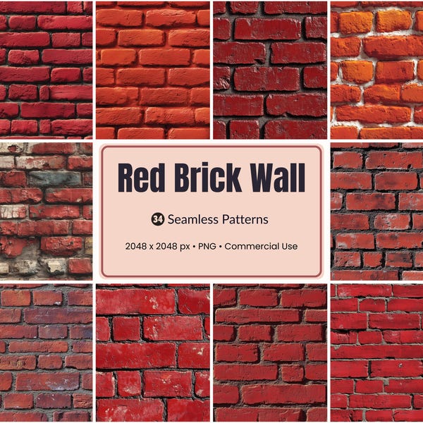 Brick Red - Etsy
