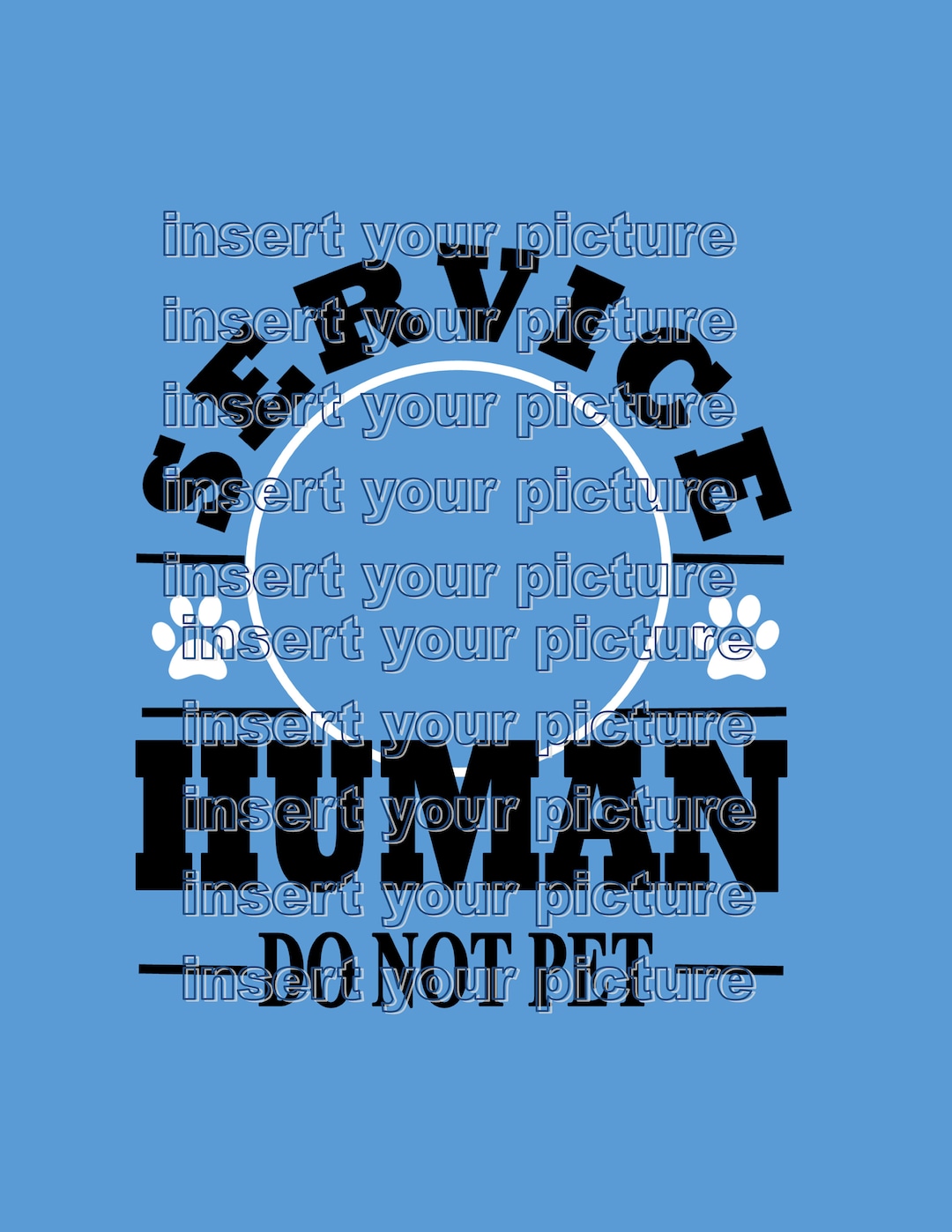 SERVICE HUMAN Do Not Pet - Etsy