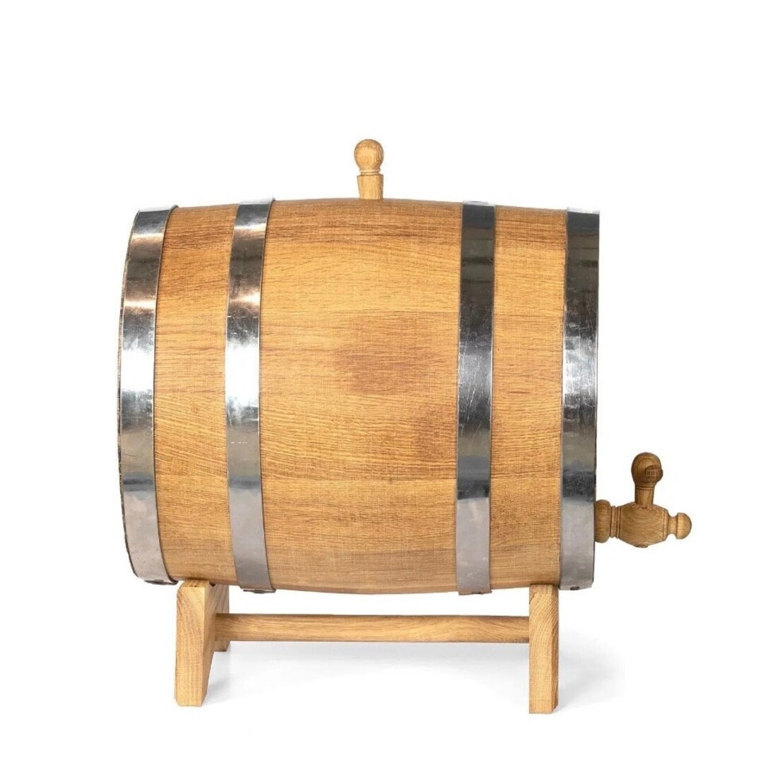 Tonneau en bois, tonneau en chêne avec robinet en bois, cadeau pour ...
