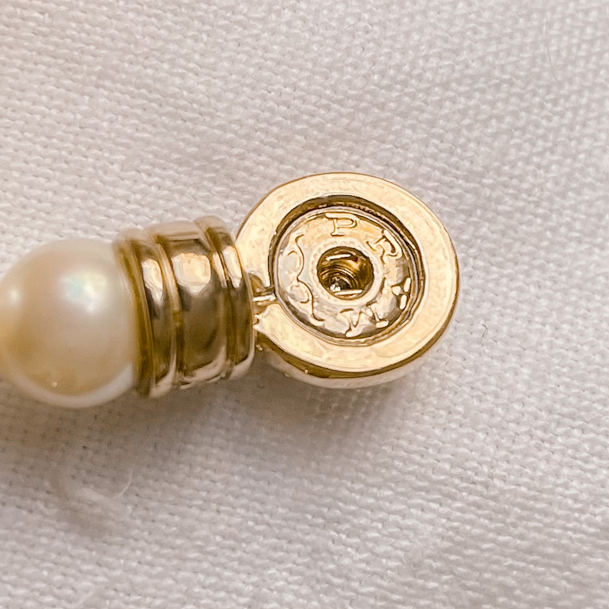 Dior Pearl and Gold Popper Choker Necklace - Etsy