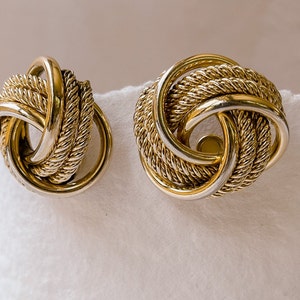 Grosse Gold Rope Knot Brooch - Etsy