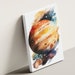 Stunning Planet Jupiter Painting Watercolors Matte Canvas, Stretched ...